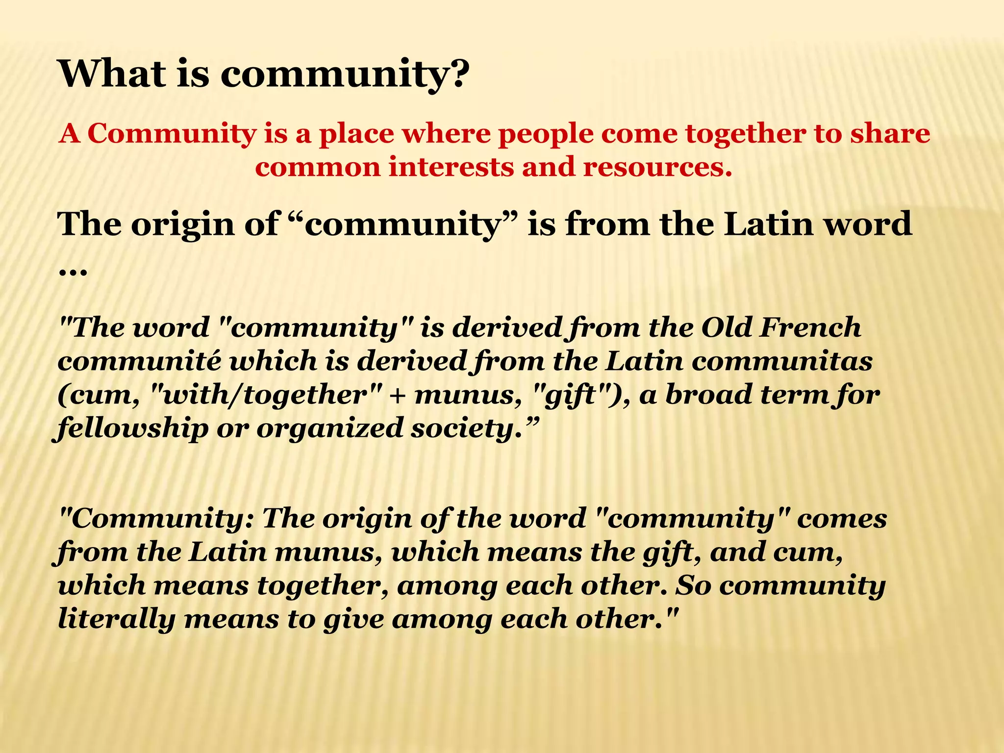 Hemraj community ppt | PPTX