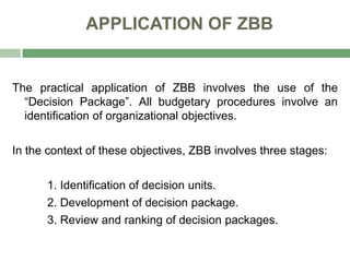 Zero budgeting | PPTX