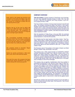 Hem securities tata_tea | PDF