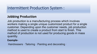 Production system | PPTX