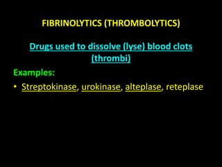 26.fibrinolytics | PPT