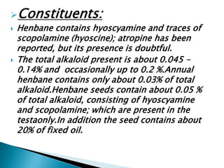 Henbane Plant | PPTX