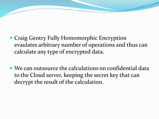 Homomorphic Encryption | PPTX