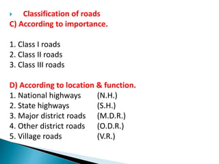 HEN(CE6G)-Importance & classification of road.ppt