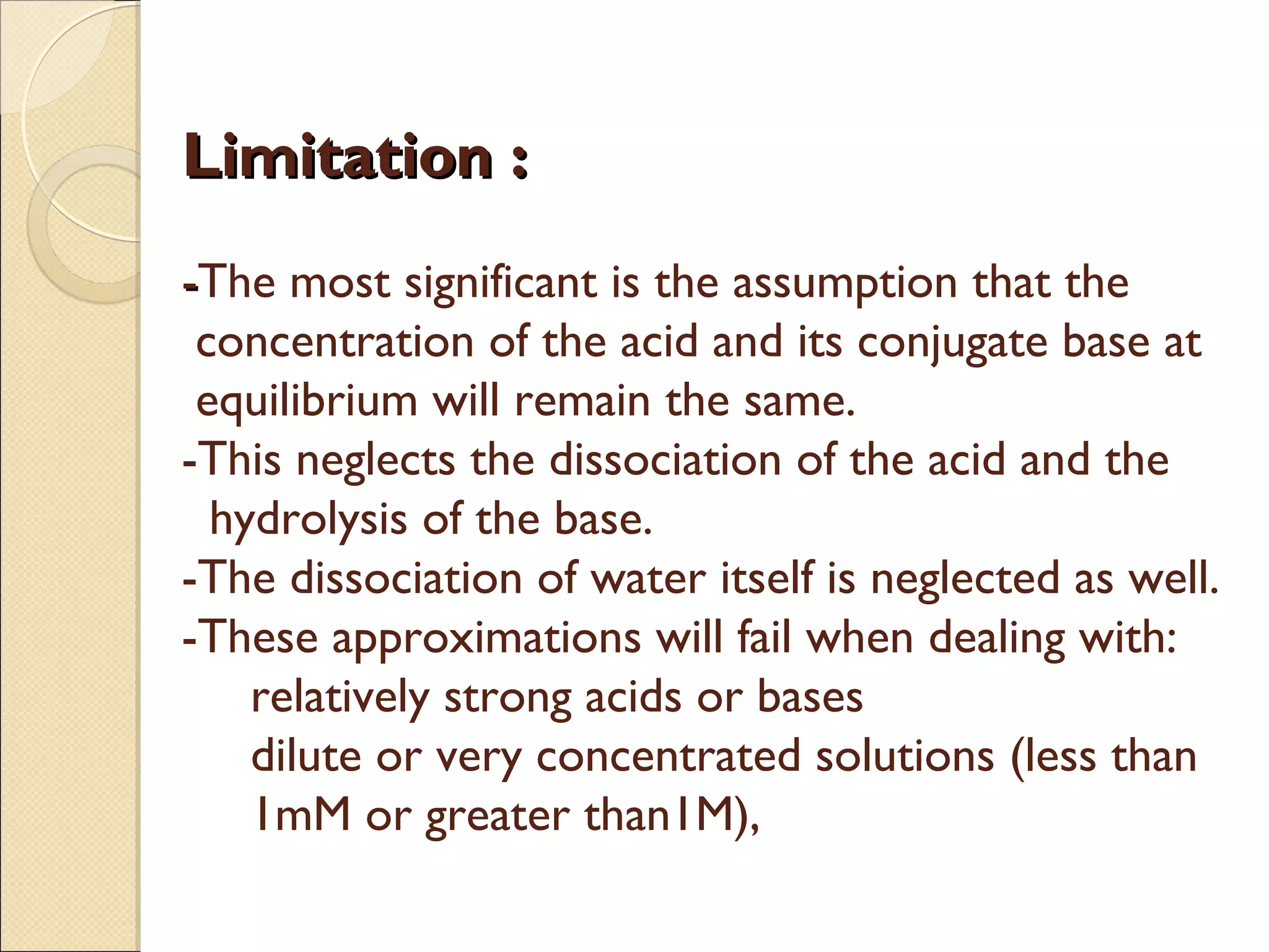 Henderson Hasselbalch Equation | PPT