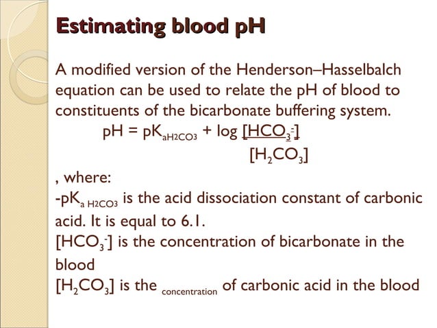 Henderson Hasselbalch Equation | PPT | Chemistry | Science