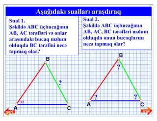 Kosinuslar teoremi | PDF