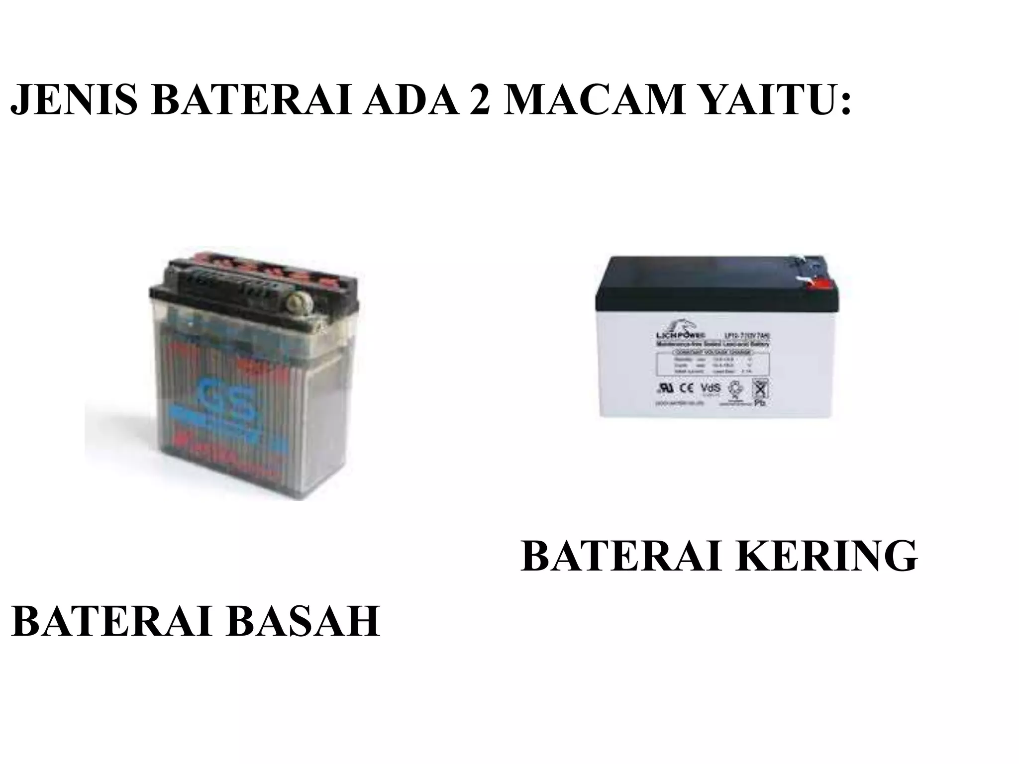 Tugas Teknik Tenaga Listrik PPT Baterai | PPTX