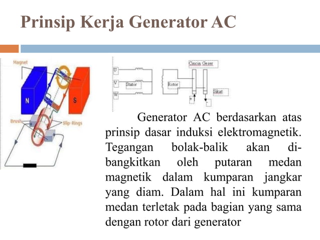 Tugas Teknik Tenaga Listrik Generator AC | PPT