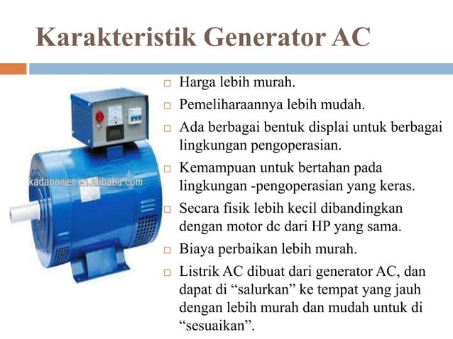 Tugas Teknik Tenaga Listrik Generator AC | PPT