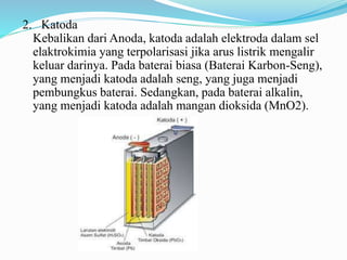 Tugas PPT Teknik Tenaga Listrik Baterai (Accu) | PPTX