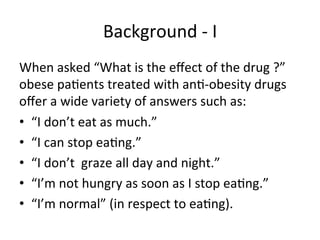 The Eating Behavior Questionnaire of Hendricks & Obesity Treatment ...