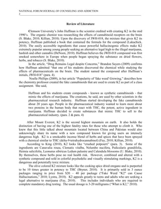 K2: Synthetic Marijuana - A NEW Dangerous Druge by Dr. LaVelle ...