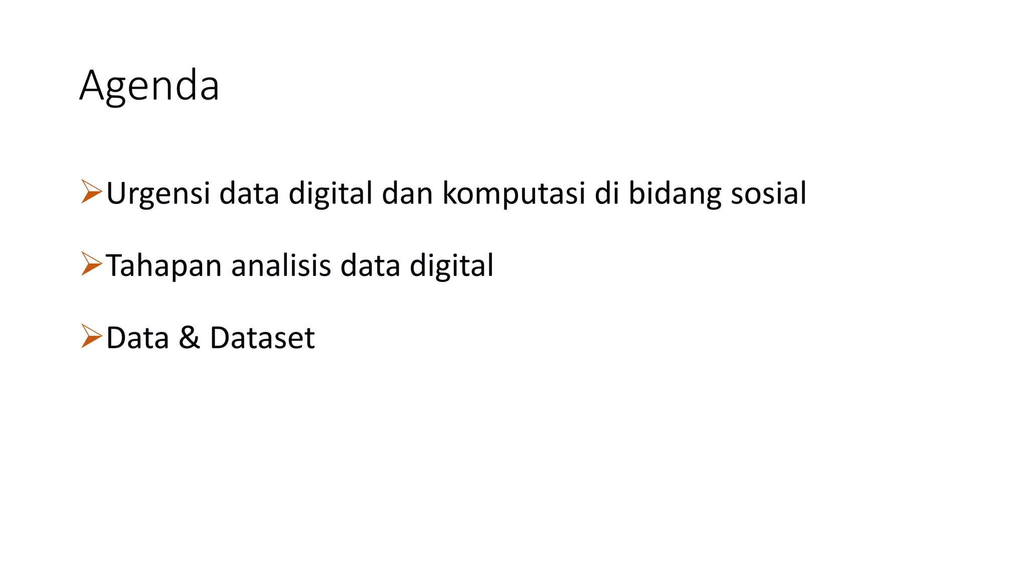Tahapan Analisis Data Digital | PDF