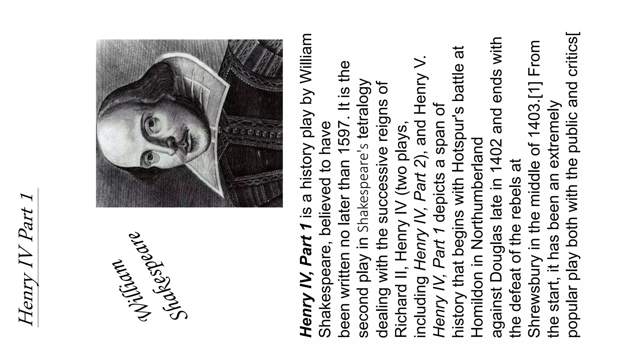 Henery iv part 1 | PPTX