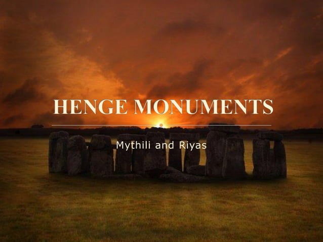Henge monuments | PPT
