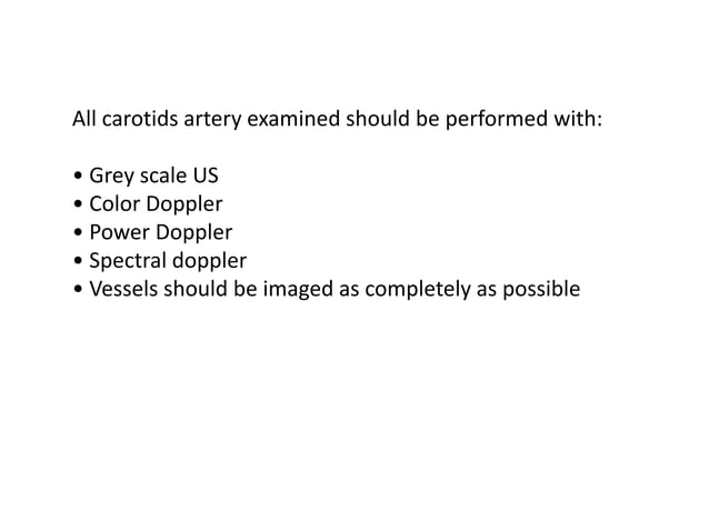 carotid doppler u/s Radiology | PPTX