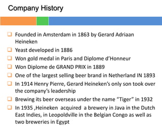 Henieken: Global branding And advertising | PPTX