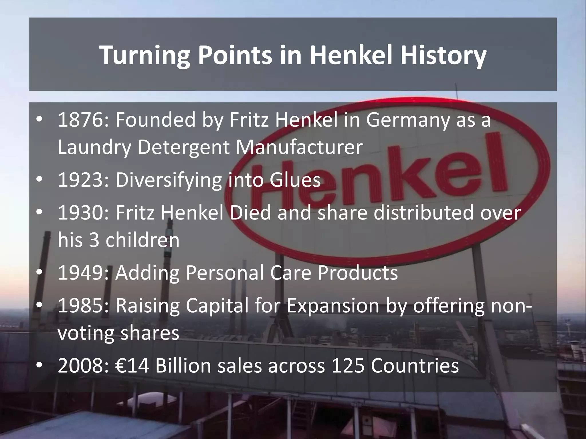 Henkel: Building a Winning Culture | PPTX