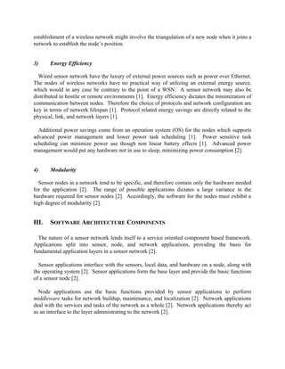 Basic Architecture of Wireless Sensor Network | DOC