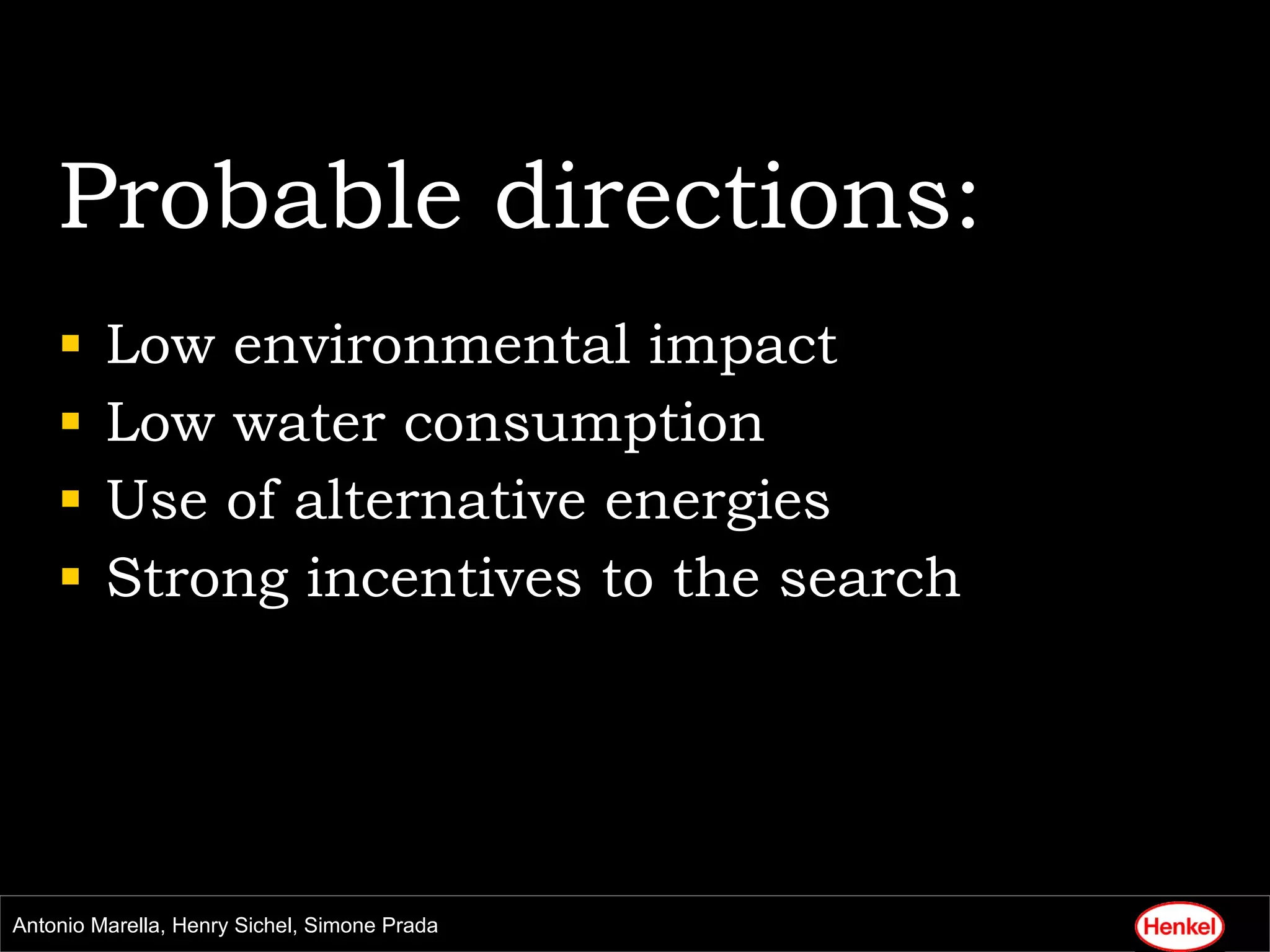 Henkel Innovation Challenge 2008 | PPT