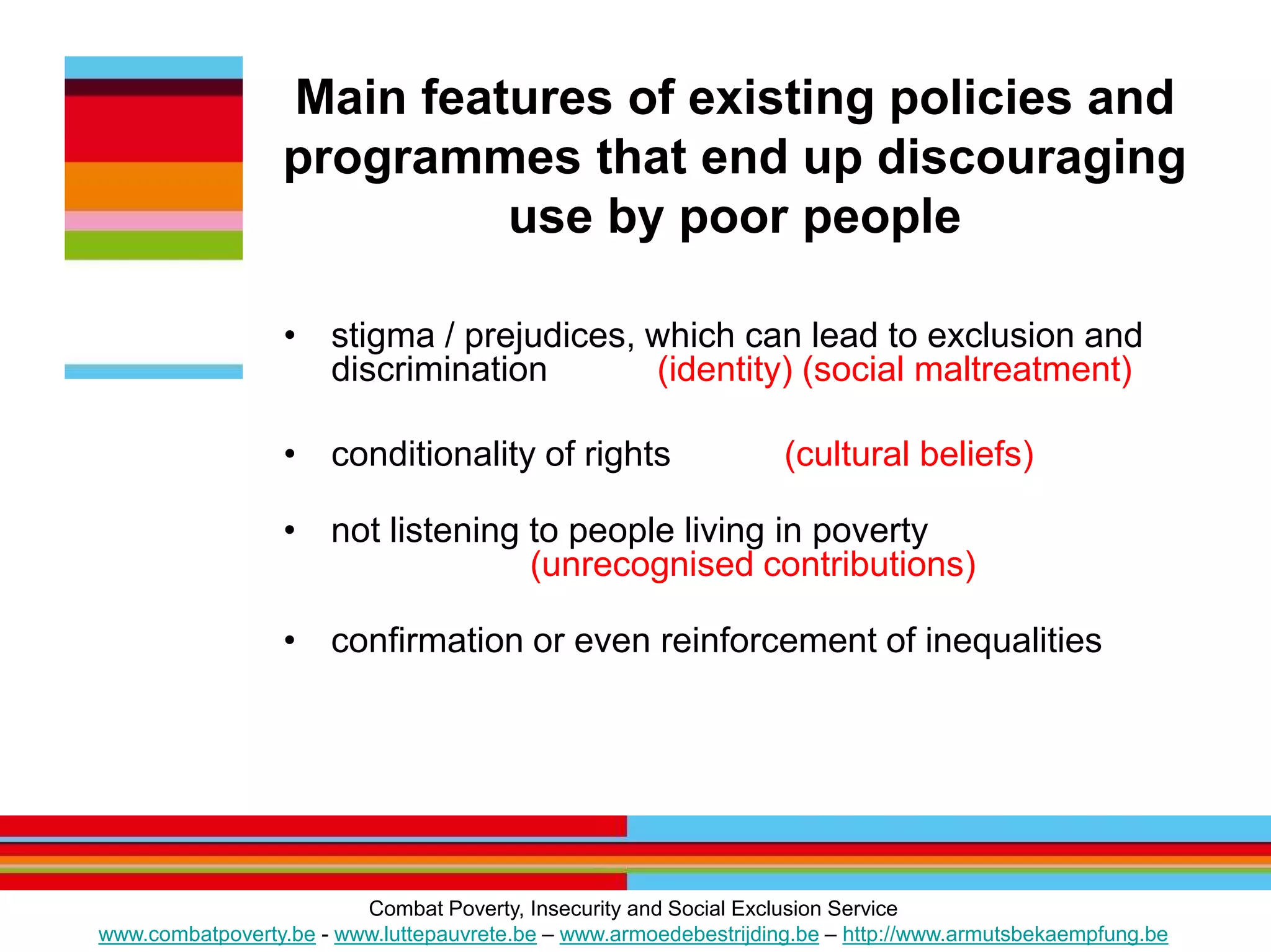Addressing the hidden dimensions of poverty, Henk Van Hootegem | PPTX