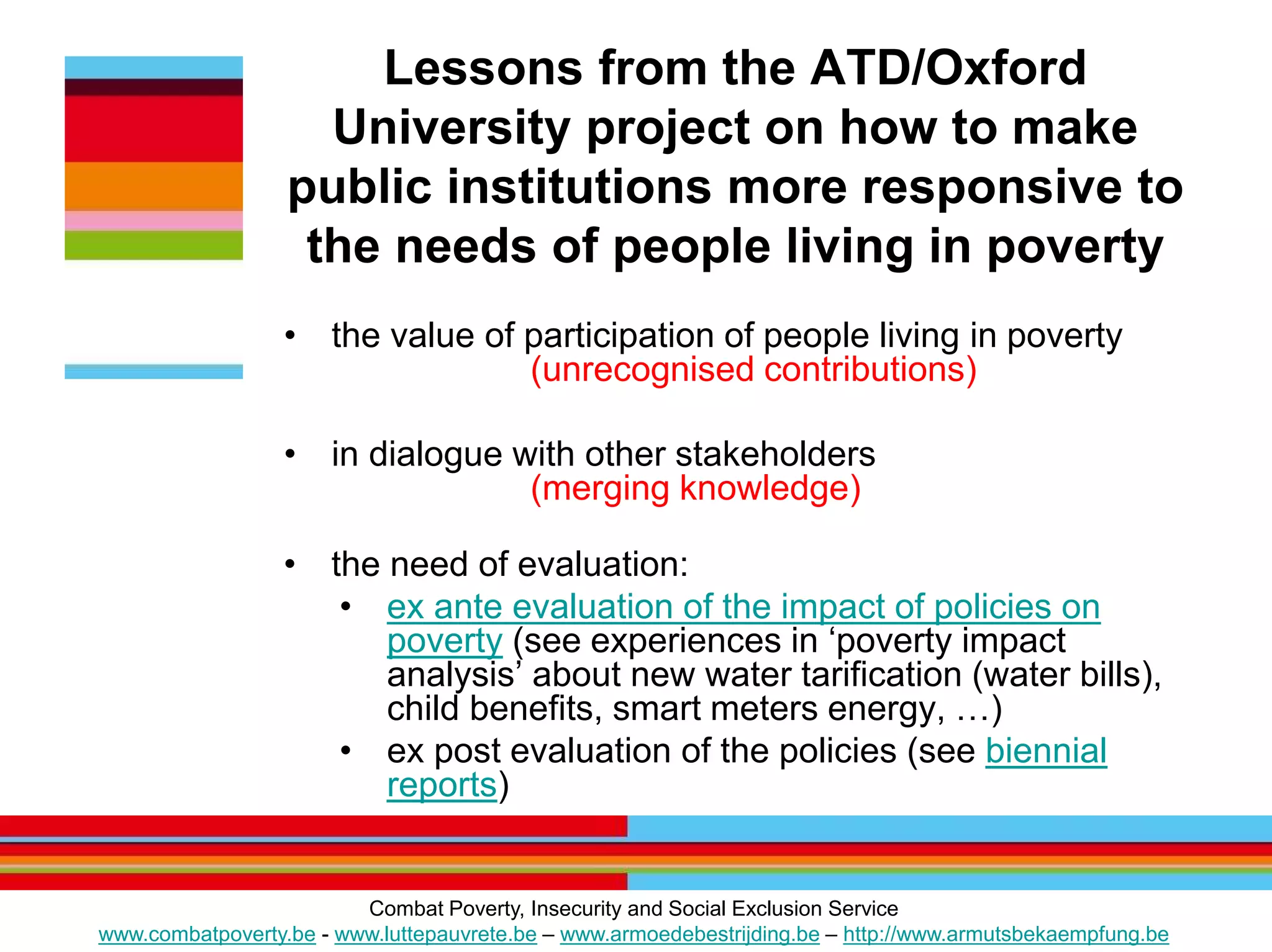 Addressing the hidden dimensions of poverty, Henk Van Hootegem | PPTX