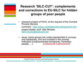 Addressing the hidden dimensions of poverty, Henk Van Hootegem | PPTX