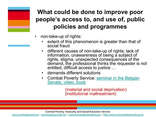 Addressing the hidden dimensions of poverty, Henk Van Hootegem | PPT