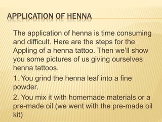 Henna Slideshow | PPTX