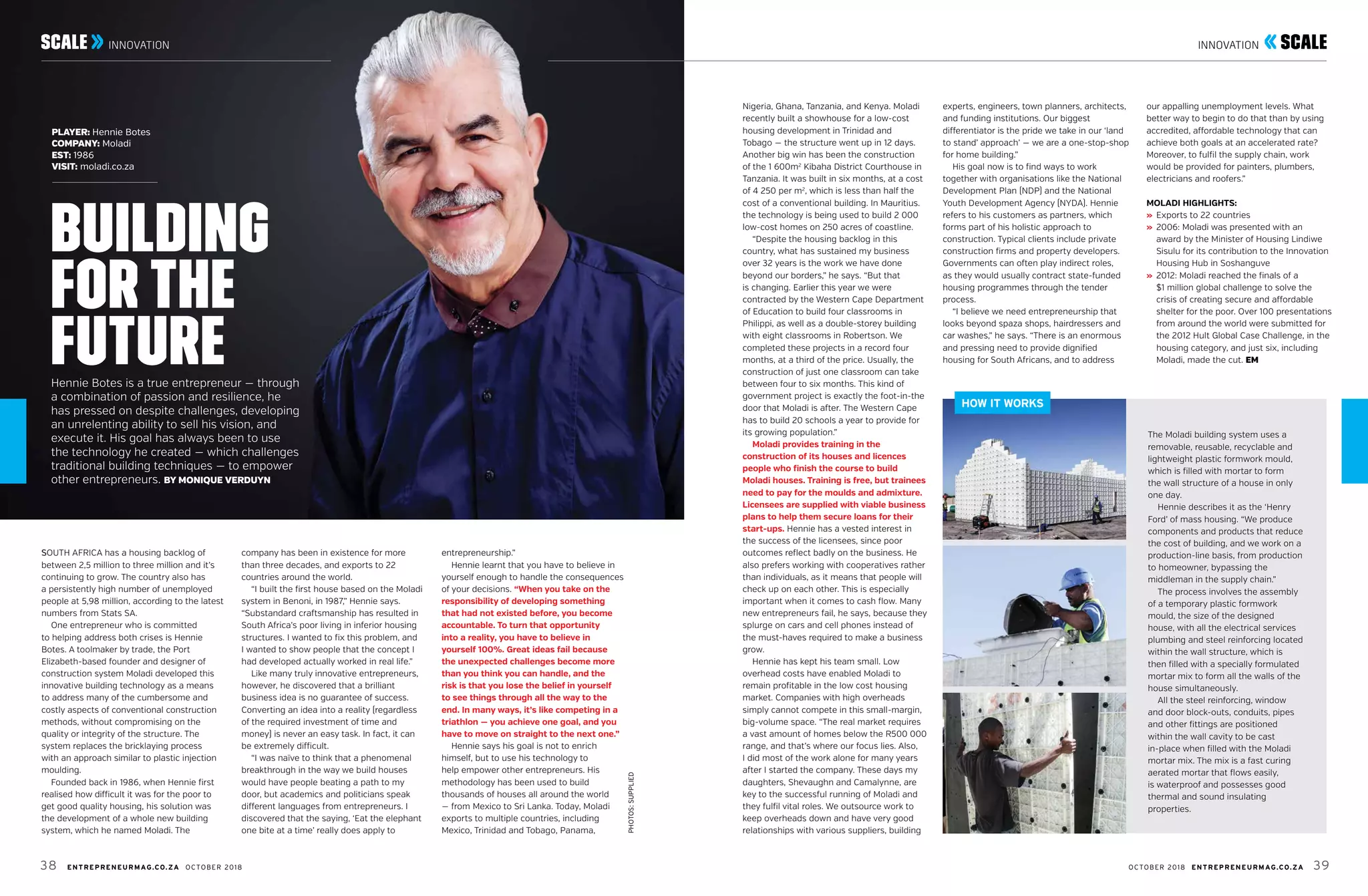 Hennie Botes | Entrepreneur Magazine | PDF