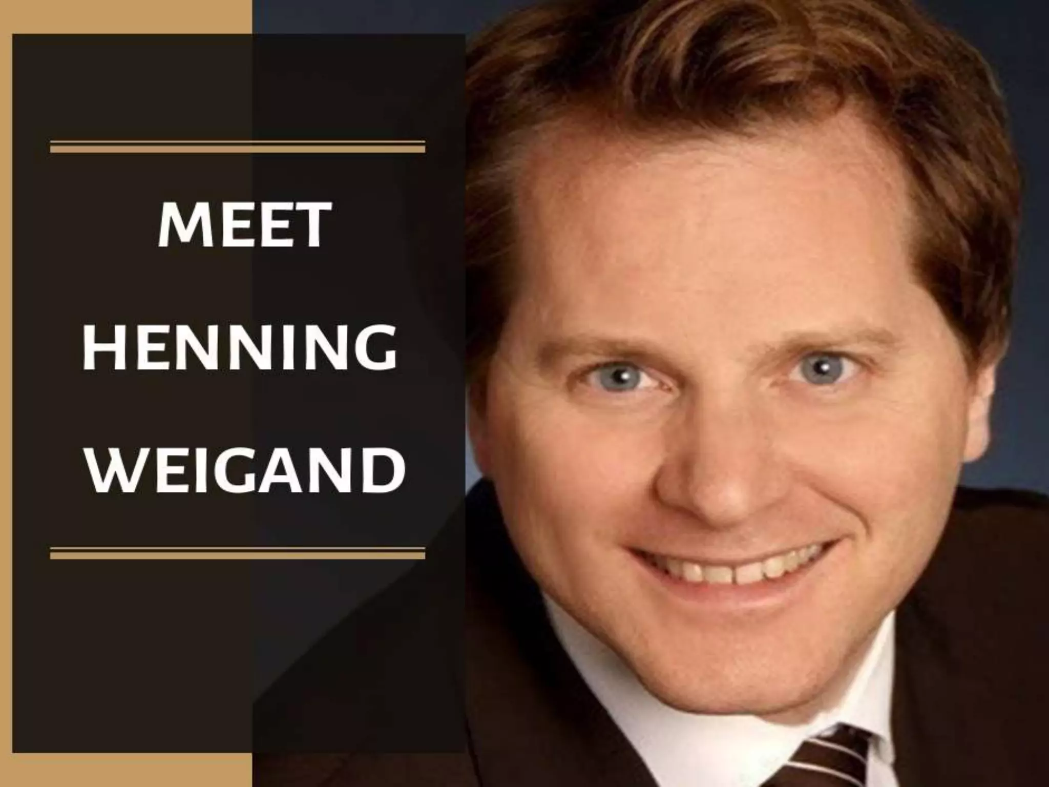 Henning weigand biography | PPTX