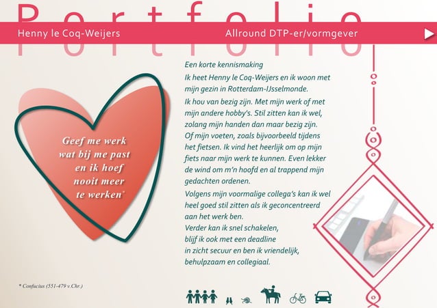 Portfolio Henny le Coq-Weijers | PPT