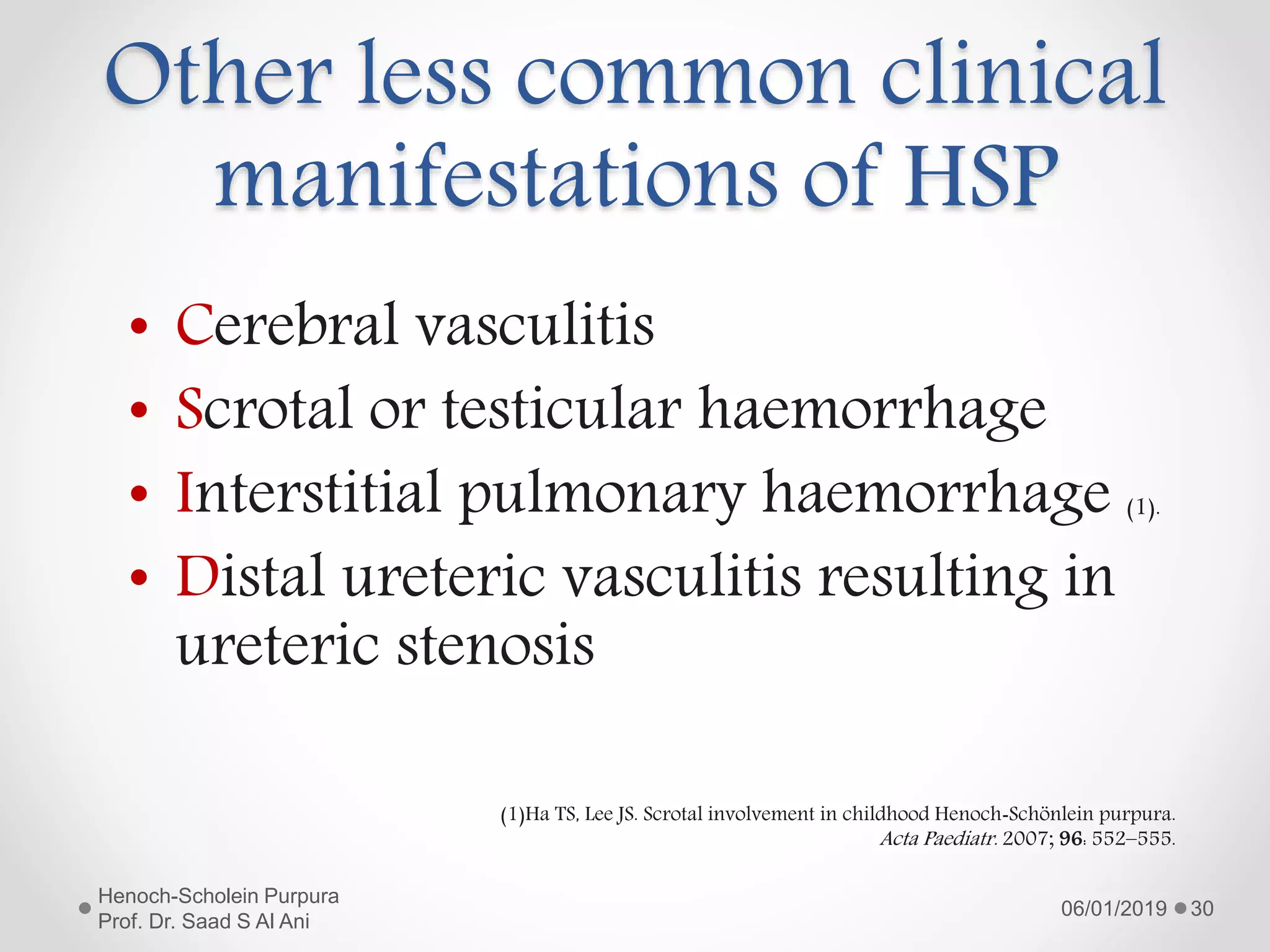 Henoch scholein purpura | PPTX