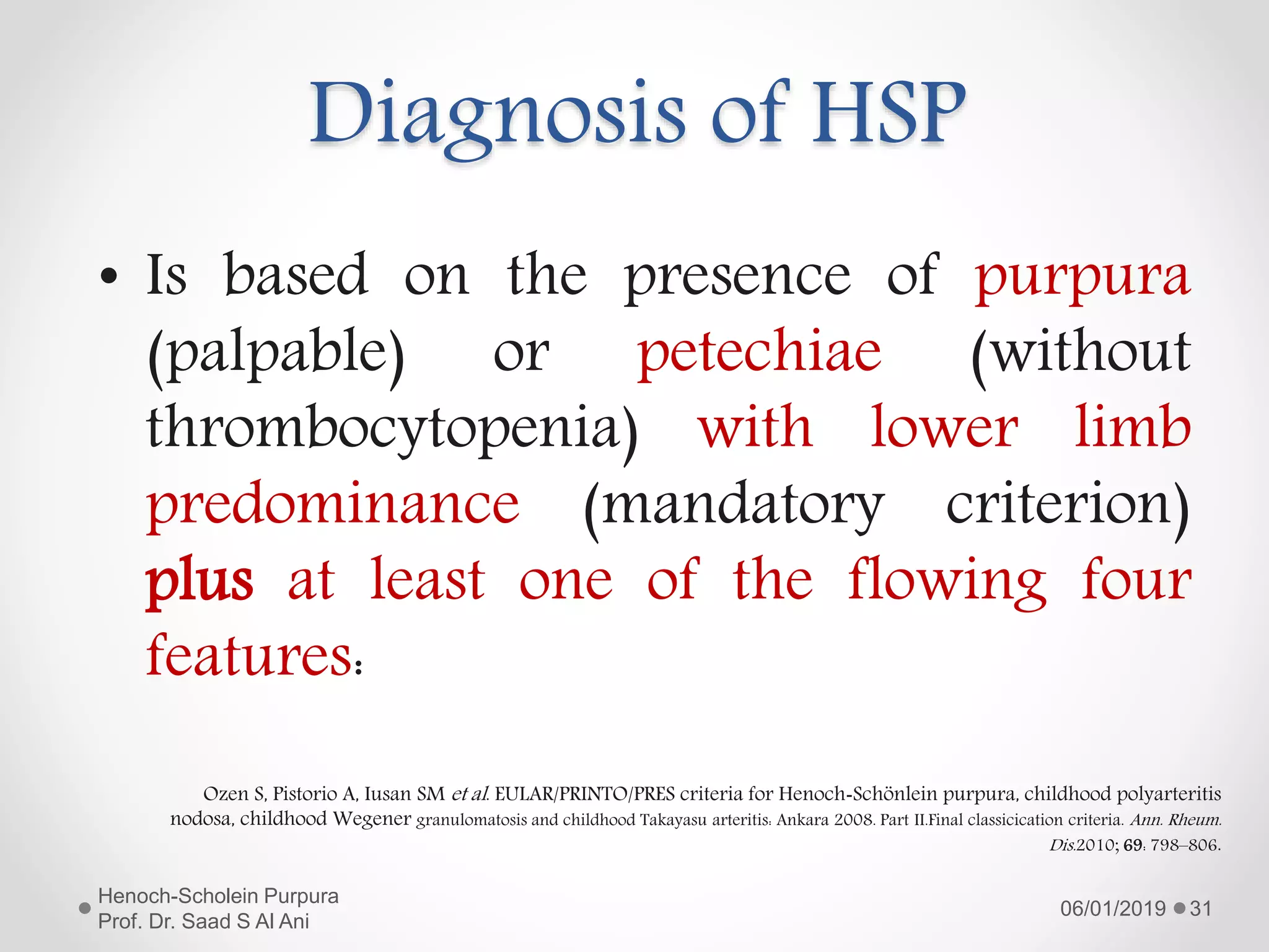Henoch scholein purpura | PPTX