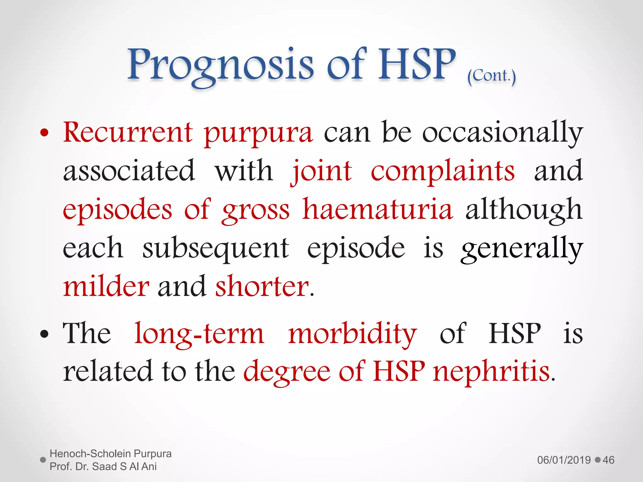Henoch scholein purpura | PPTX