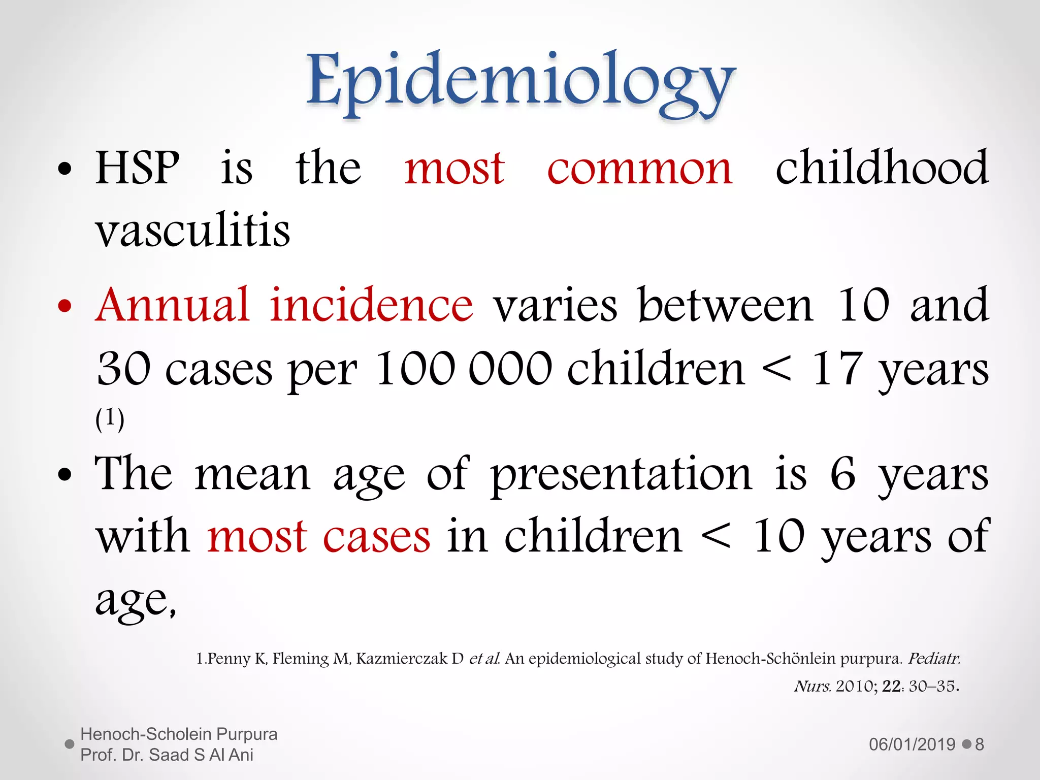 Henoch scholein purpura | PPTX