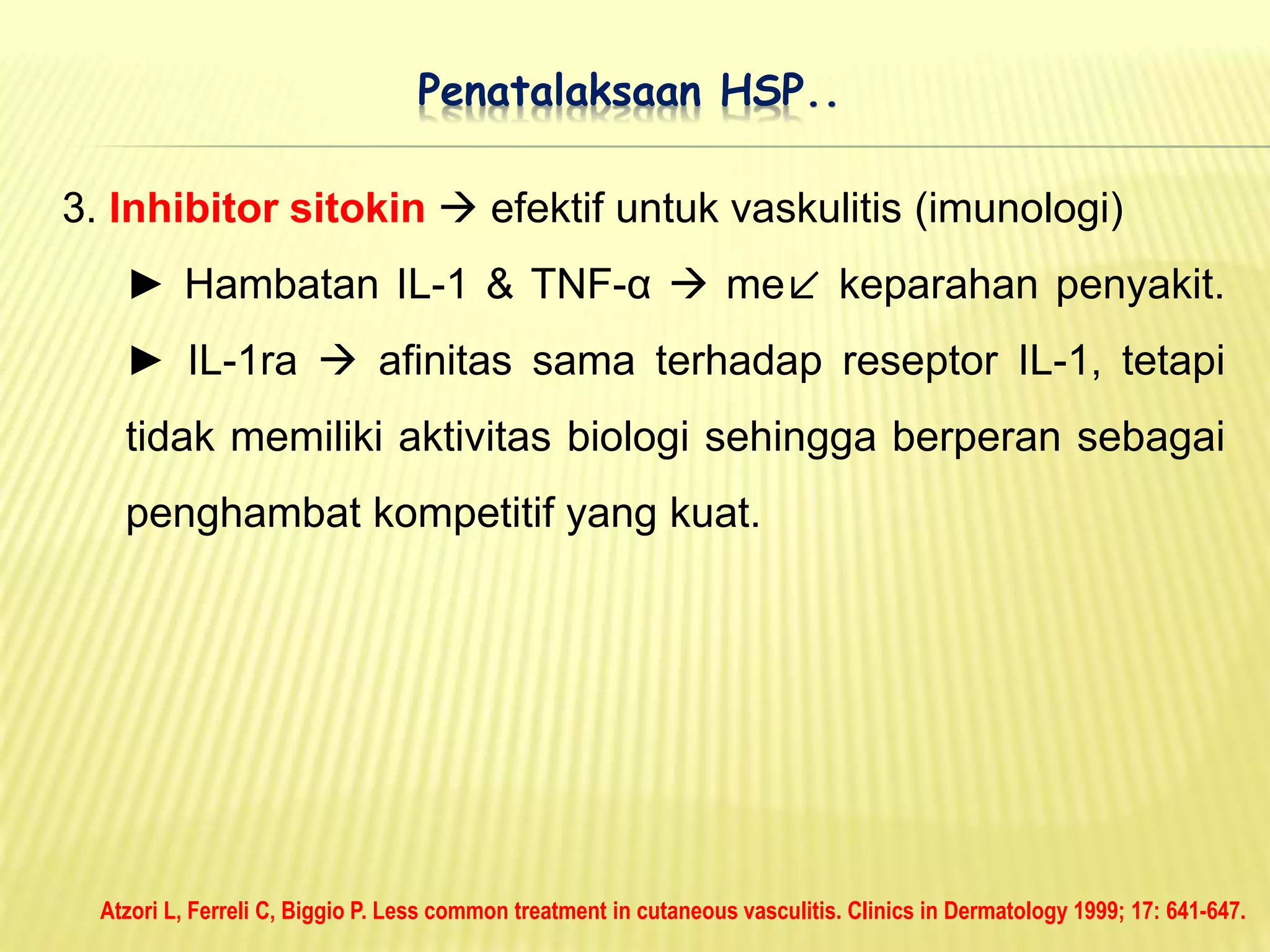 Immunopathogenesis Leukocytoclastic Vasculitis in Henoch Schonlein Purpura | PPT