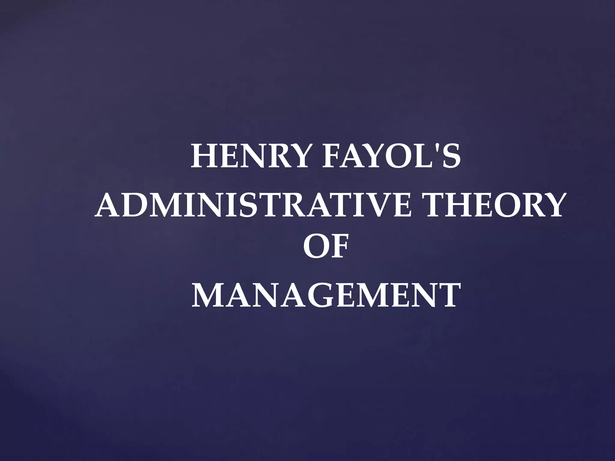 Henri Fayols 14-principles-of-management | PPTX