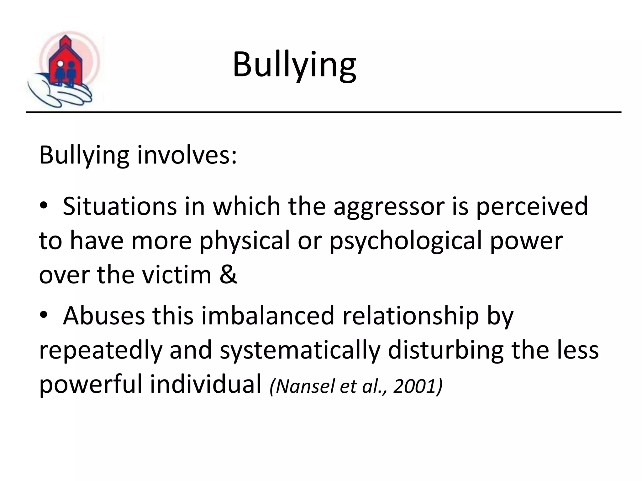 Bullying: What is it, and what to do about it? | PPTX