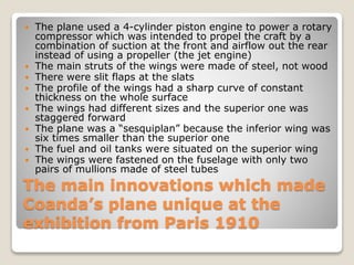 Henri Coanda, outstanding pioneer of aviation | PPTX