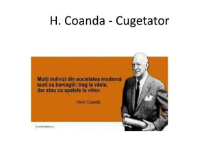 Henri Coanda, pionier al aviatiei | PPTX