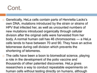 Henrietta Lack | PPTX