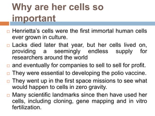 Henrietta Lack | PPTX