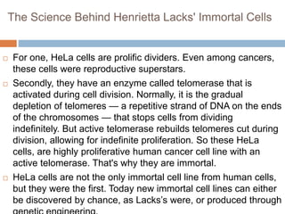 Henrietta Lack | PPTX