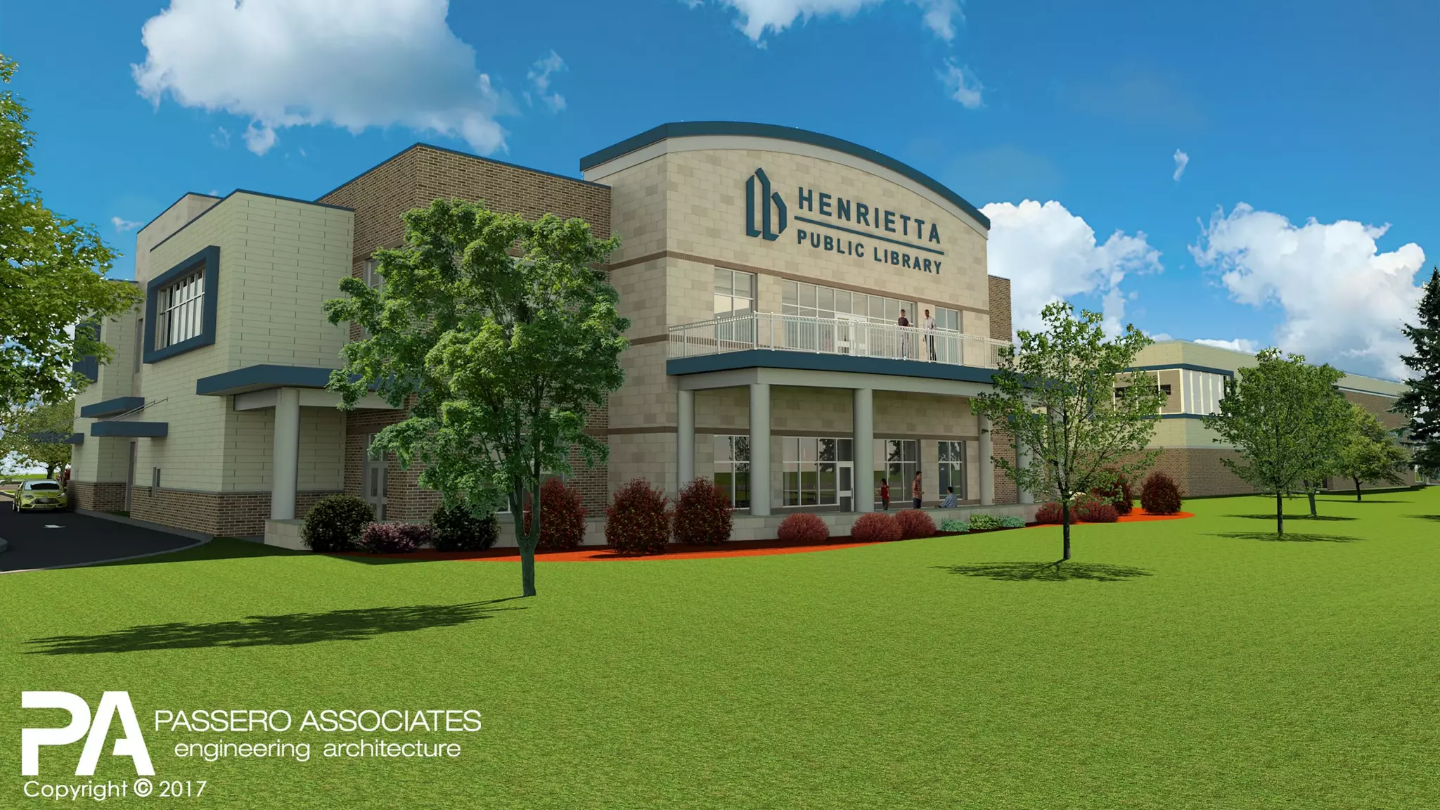 Henrietta Public Library Building Proposal Renderings | PPT