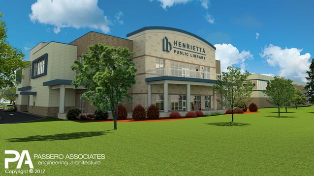 Henrietta Public Library Building Proposal Renderings | PPT