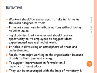 Henri fayols 14 principles of management | PPTX
