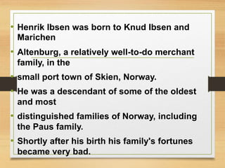 Henrik ibsen | PPTX