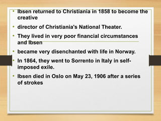 Henrik ibsen | PPTX